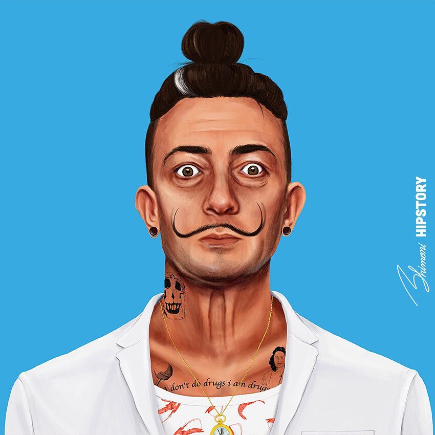 Iconic Artists Reimagined as Hipsters - TettyBetty