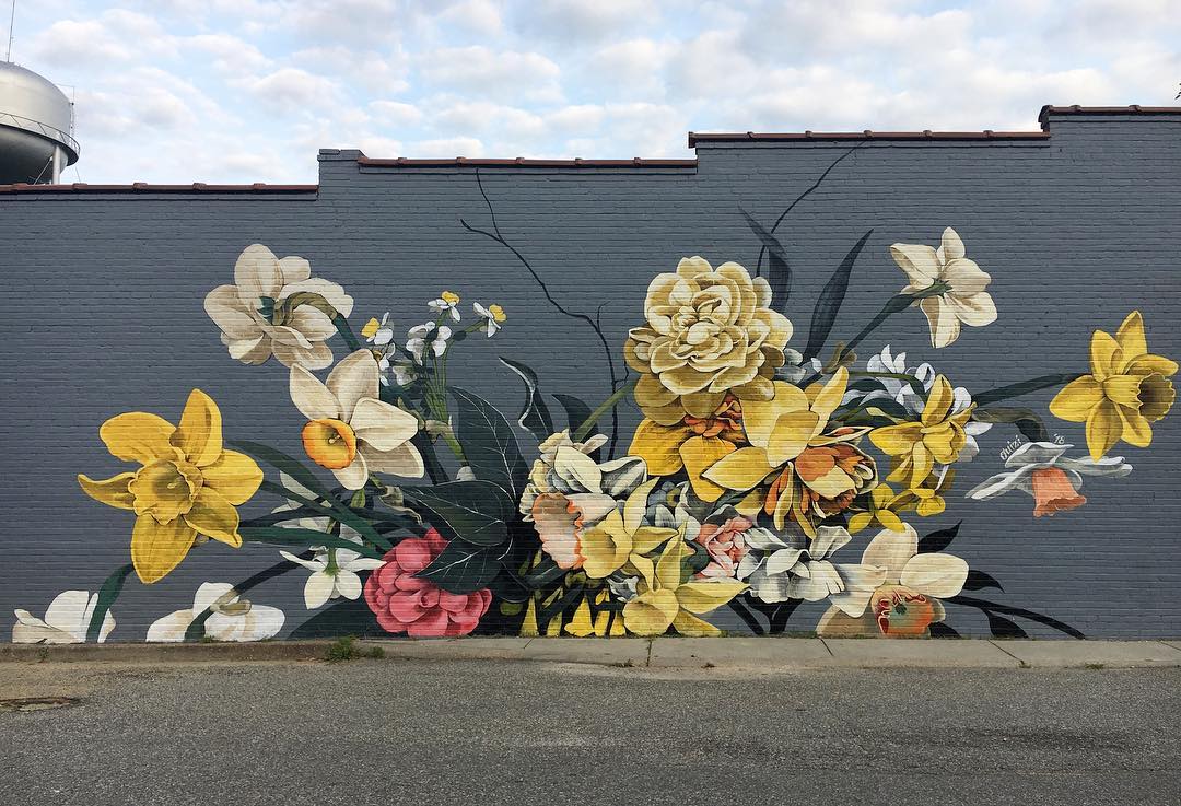 Stunning Flower Murals Transform Gray Buildings Into Vibrant Art Structures Tettybetty