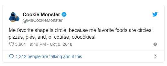 Cookie Monster’s Hilarious Tweets About Cookies - TettyBetty