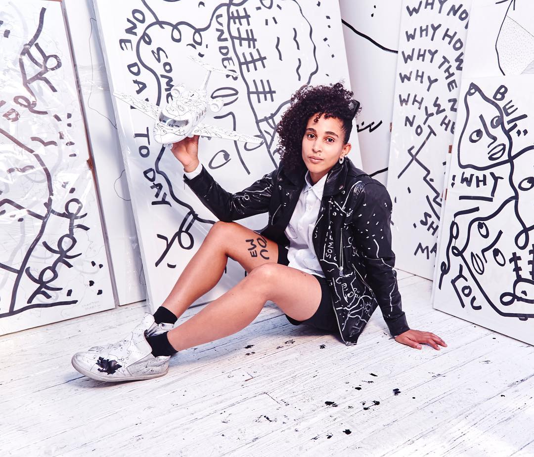 Fall In Love with Shantell Martin's Black & White Doodles - TettyBetty