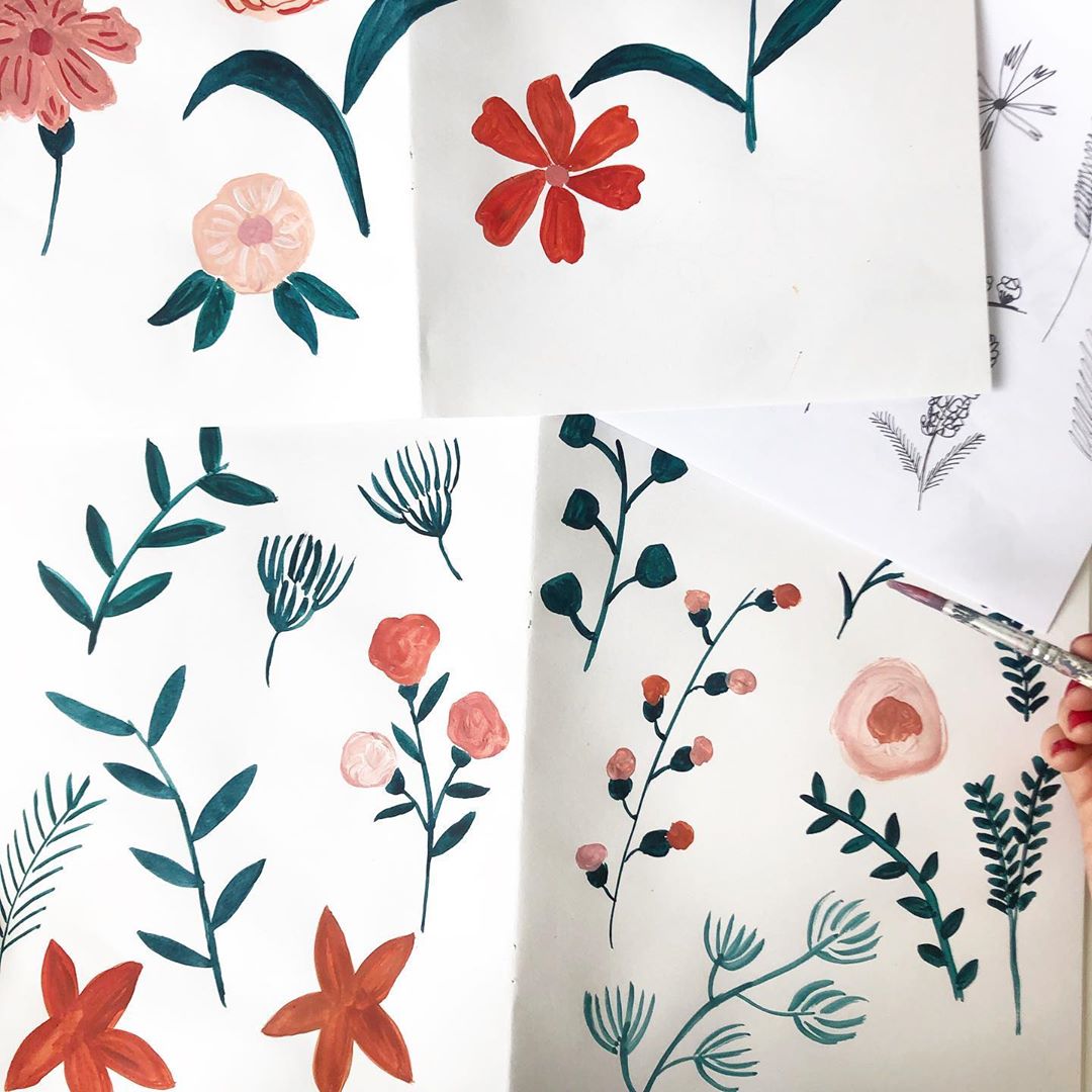 Chloe Hall’s Botanical Patterns Are Simply Delightful - TettyBetty