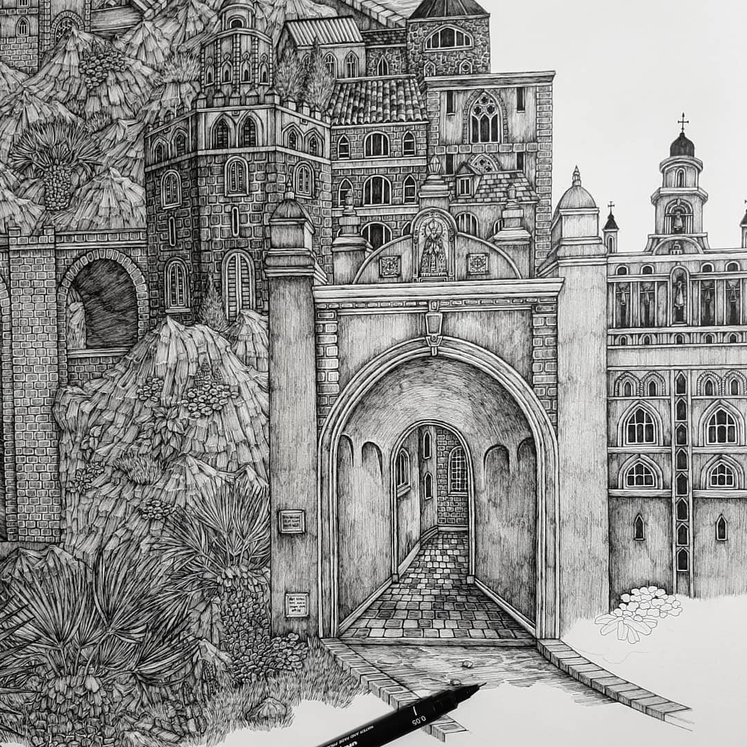 Olivia Kemp's Pen Illustrations are Absolutely Mind-Blowing - TettyBetty