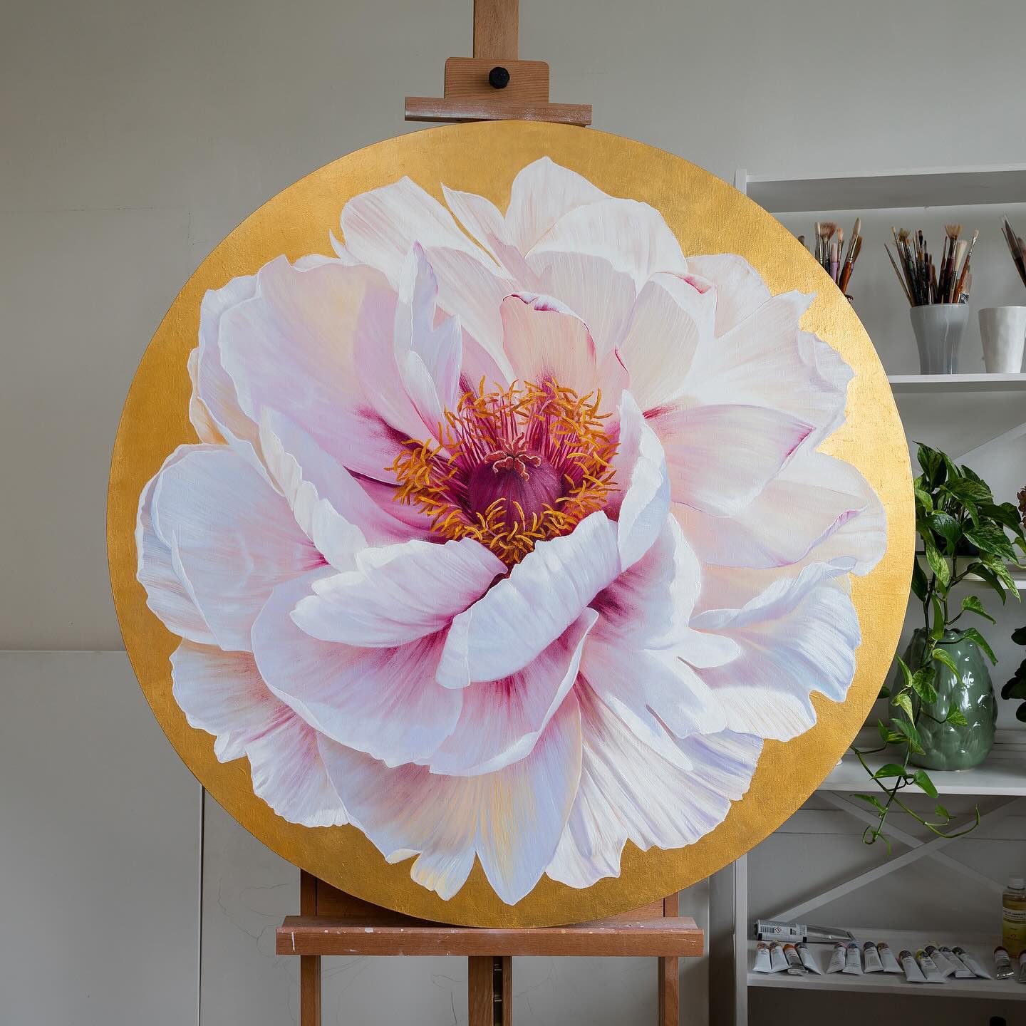 Ira Volkova Creates Hyper-Realistic Large-Scale Paintings of Flowers ...